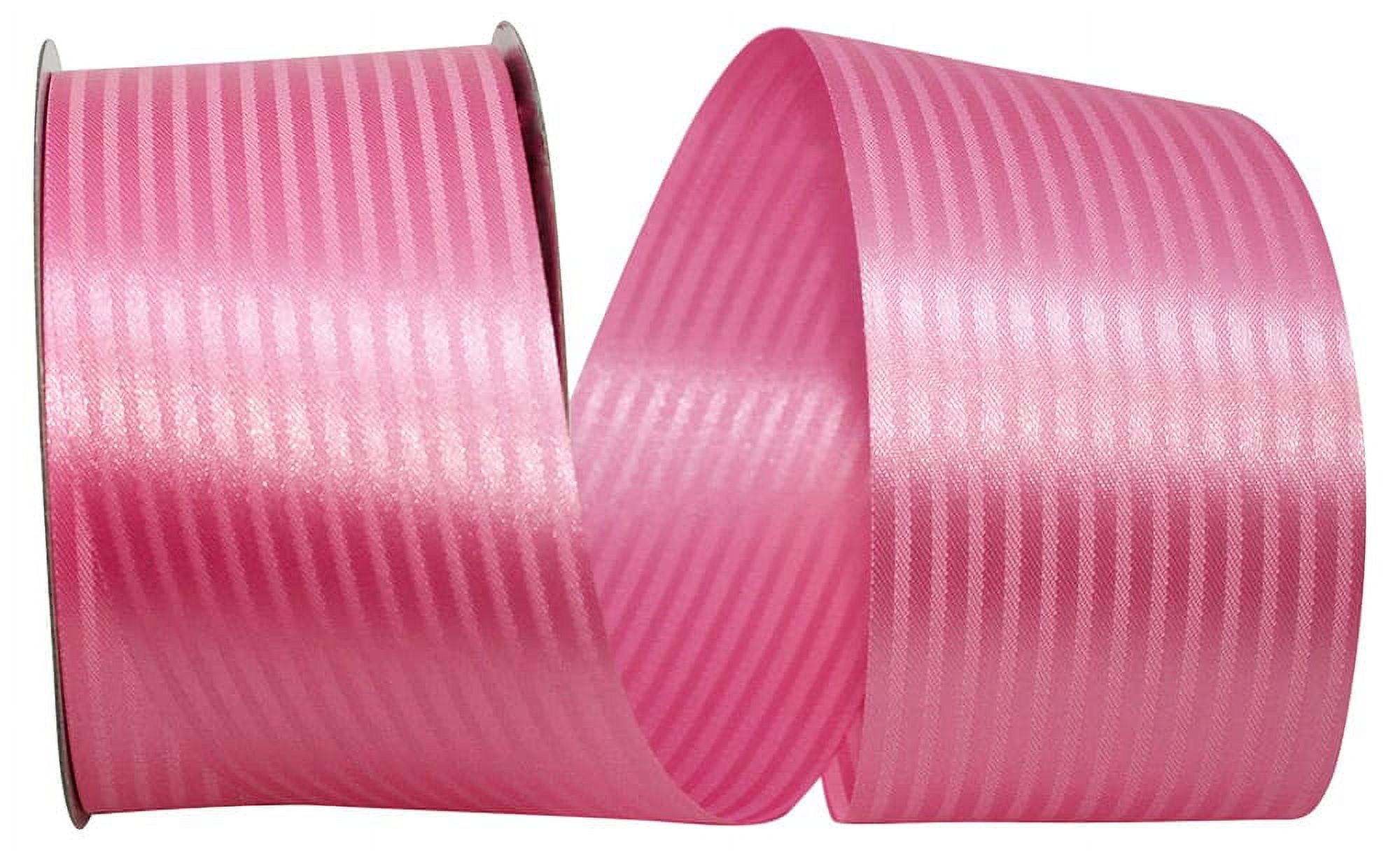 Reliant Ribbon - 5800-963-40K, Tuxedo Stripes Ribbon, Azalea, 2-1/2 ...