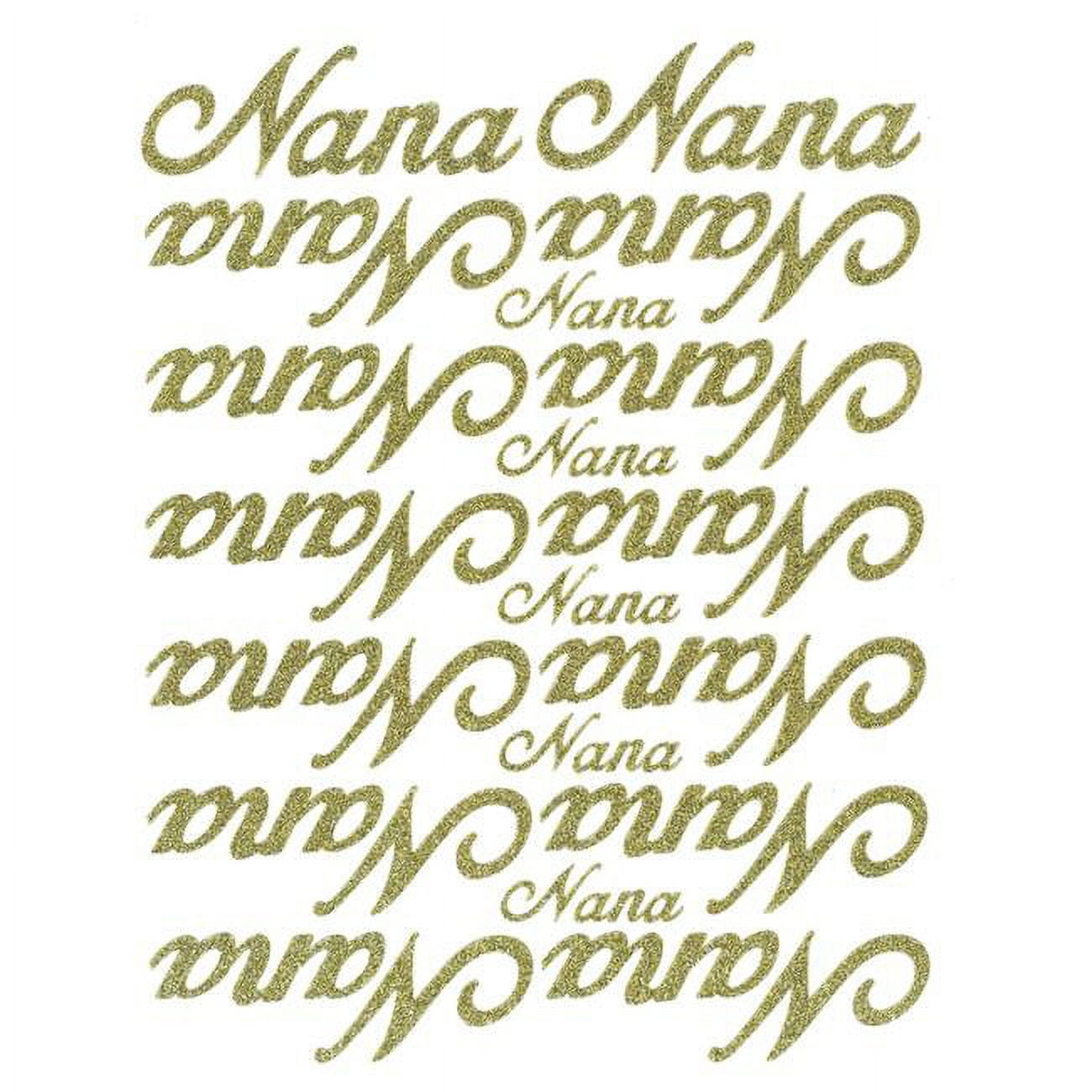 Reliant Ribbon 64004-035-NANA Nana Standard RD Floral Script Word ...