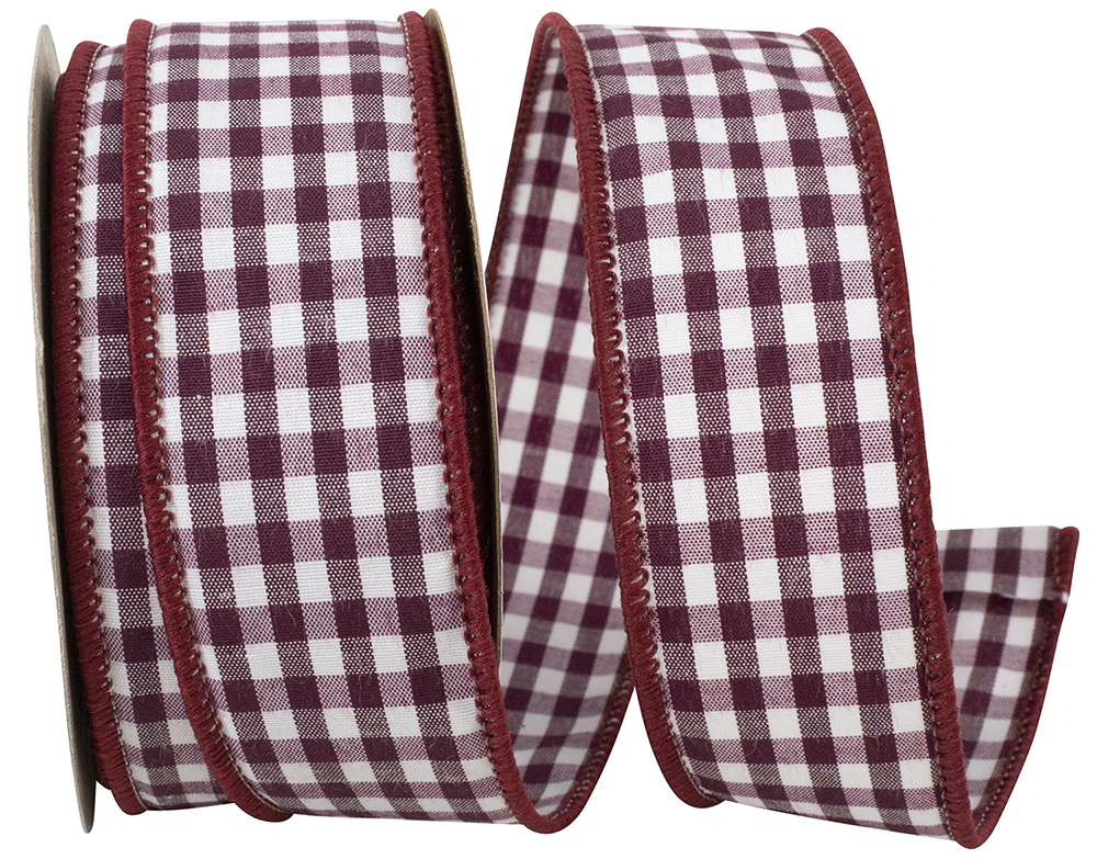 Reliant Ribbon - 7101M-201-09F, Ribbon, Wine, 1-3/8 Inch, 10 Yards ...