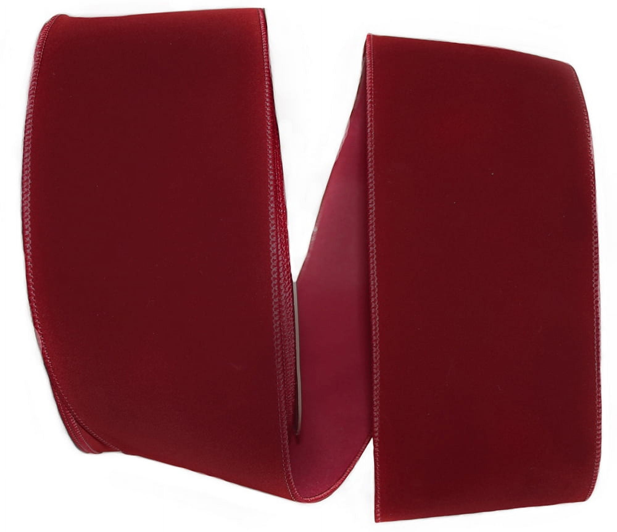 Reliant Ribbon - 92270W-090-10K, Velvet Value Fabric Backed Wired Edge ...