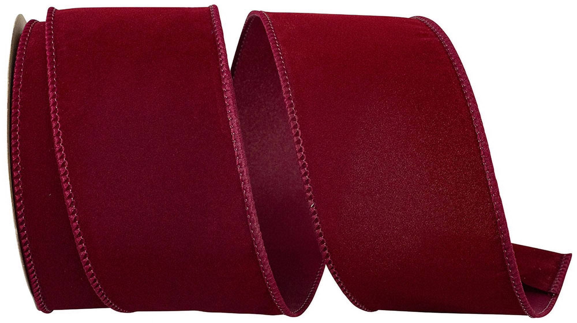 Reliant Ribbon - 92270W-090-40F, Velvet Value Fabric Backed Wired Edge ...