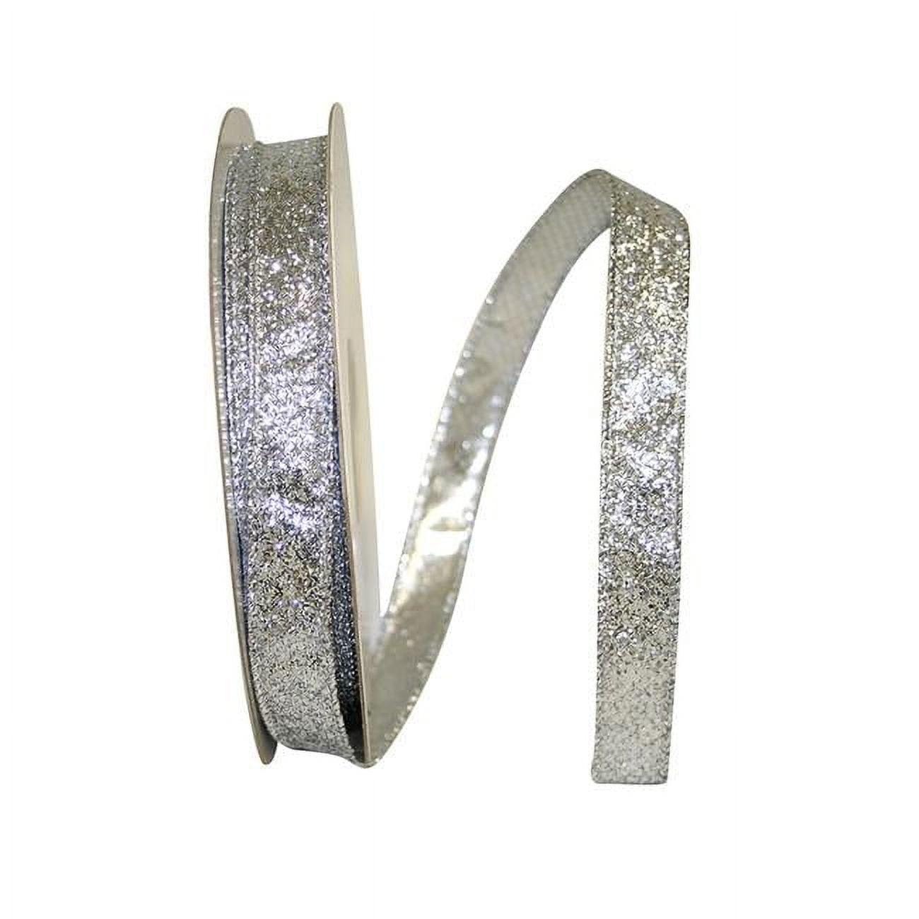 Reliant Ribbon - 92285W-070-03J, Glitter Lame 2 Wired Edge Ribbon ...