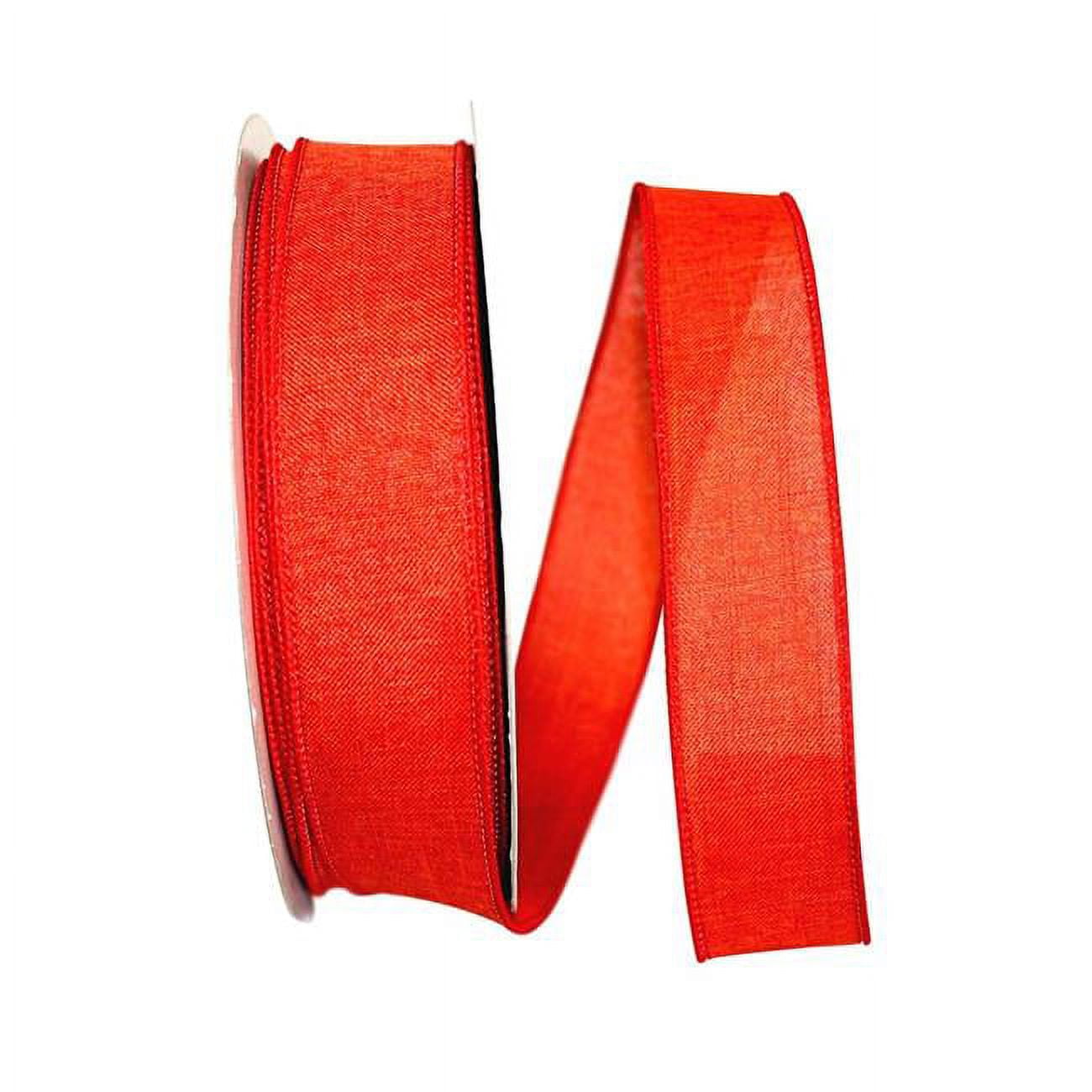 Reliant Ribbon - 92573W-049-09K, Everyday Linen Value Wired Edge Ribbon ...