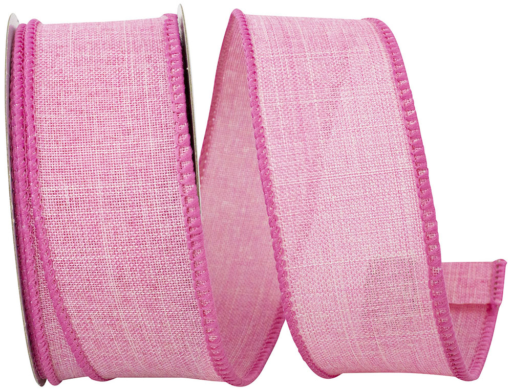 Reliant Ribbon - 92573W-061-09F, Everyday Linen Value Wired Edge Ribbon ...