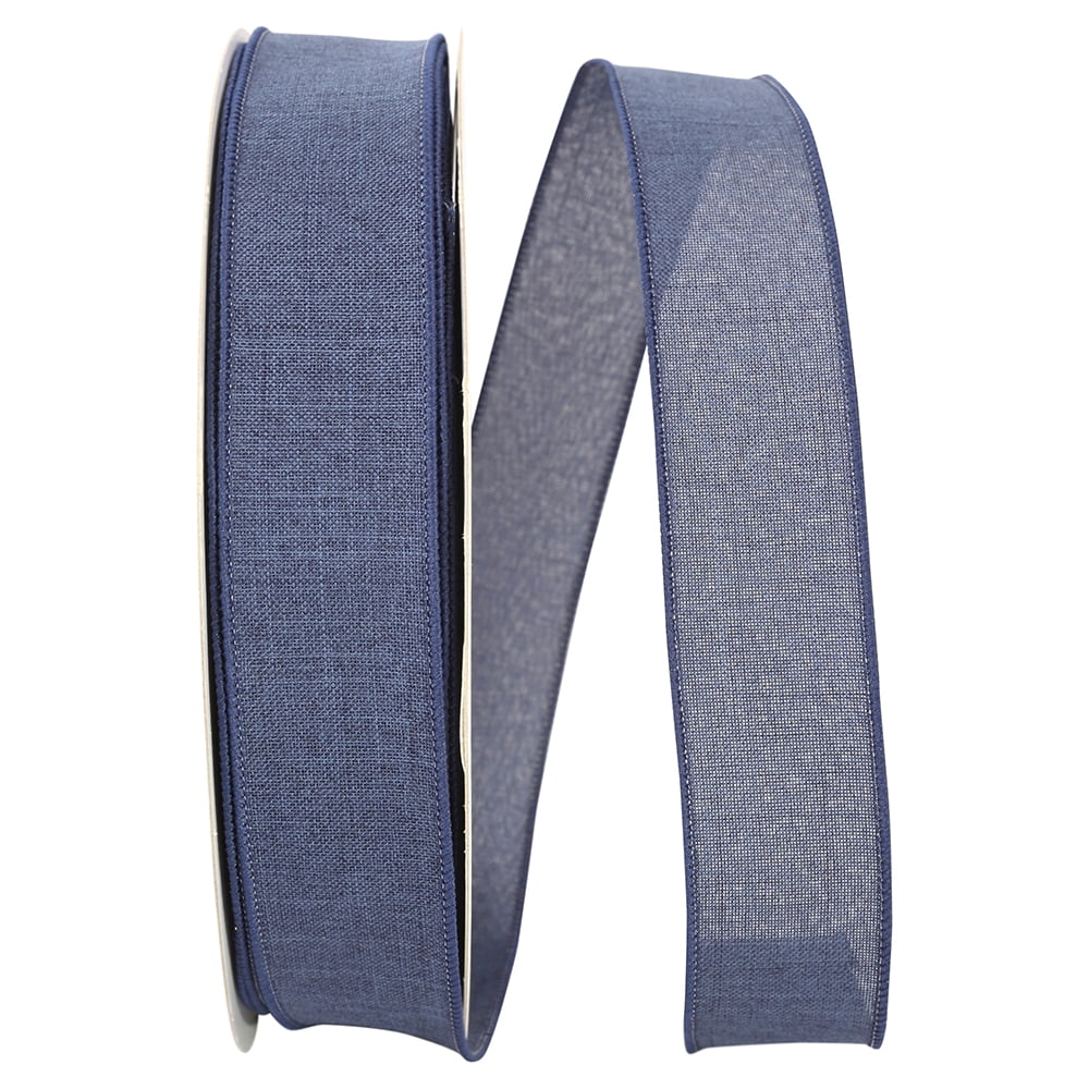 Reliant Ribbon - 92573W-177-09K, Everyday Linen Value Wired Edge Ribbon ...