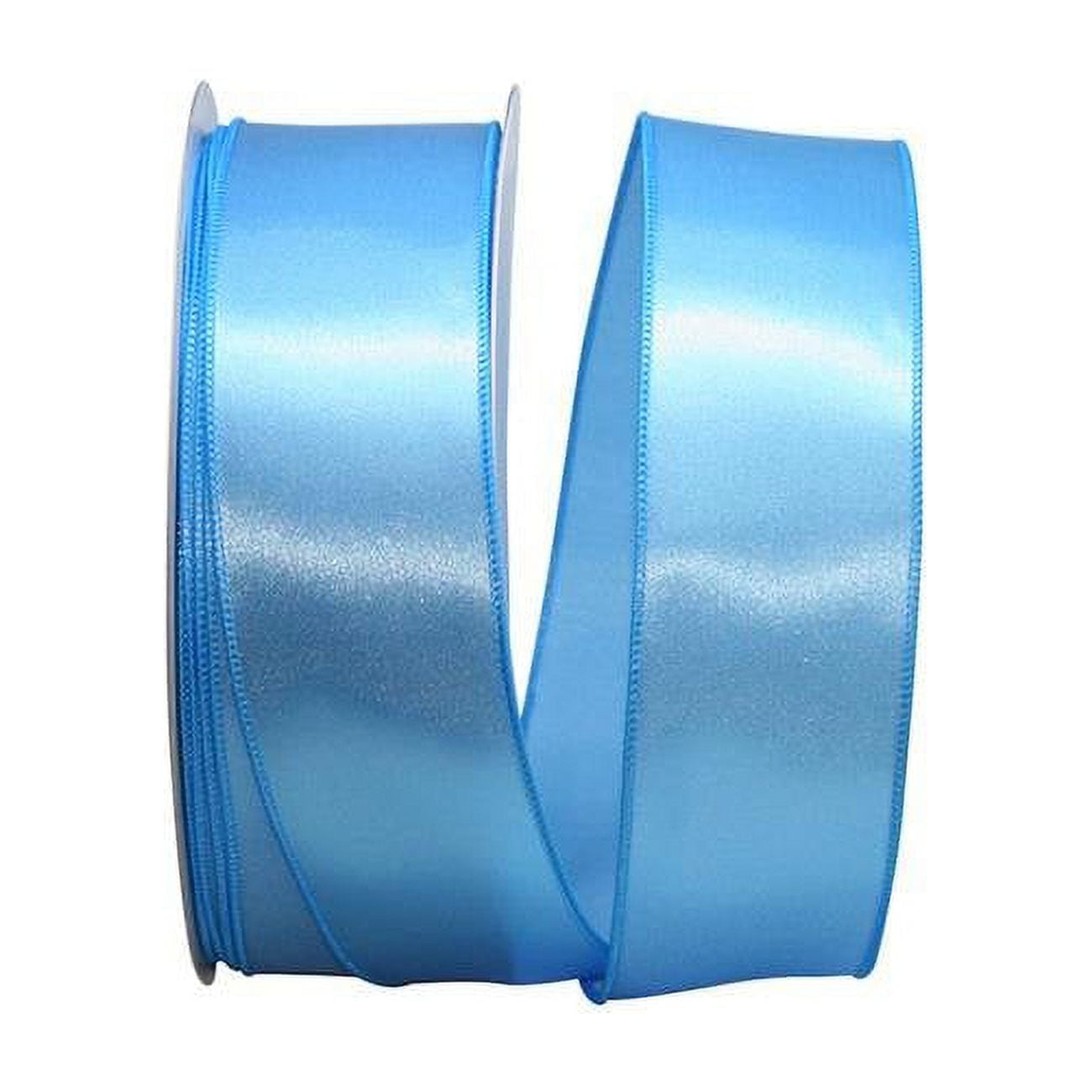 Reliant Ribbon - 92575W-052-40K, Satin Value Wired Edge Ribbon, Light ...