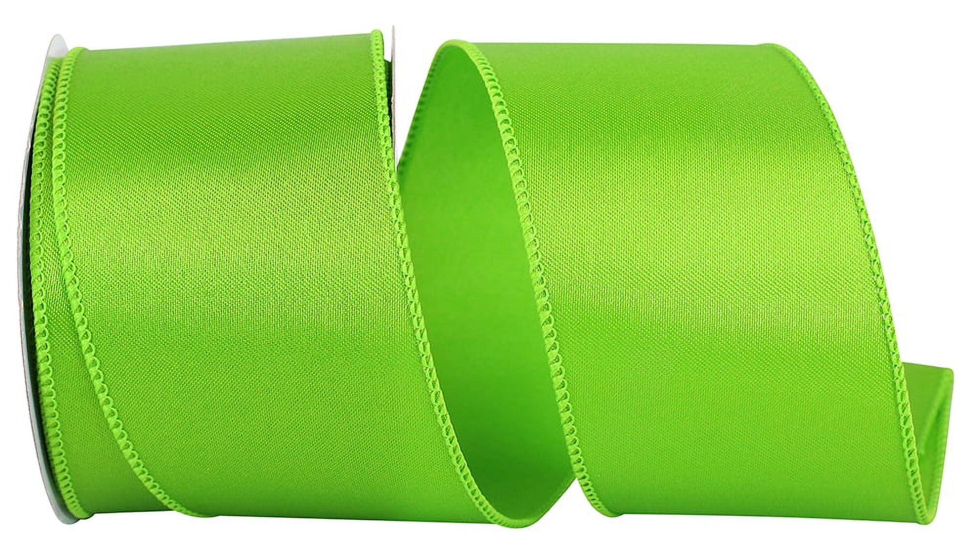 Reliant Ribbon - 92575W-185-40F, Satin Value Wired Edge Ribbon, Citrus ...