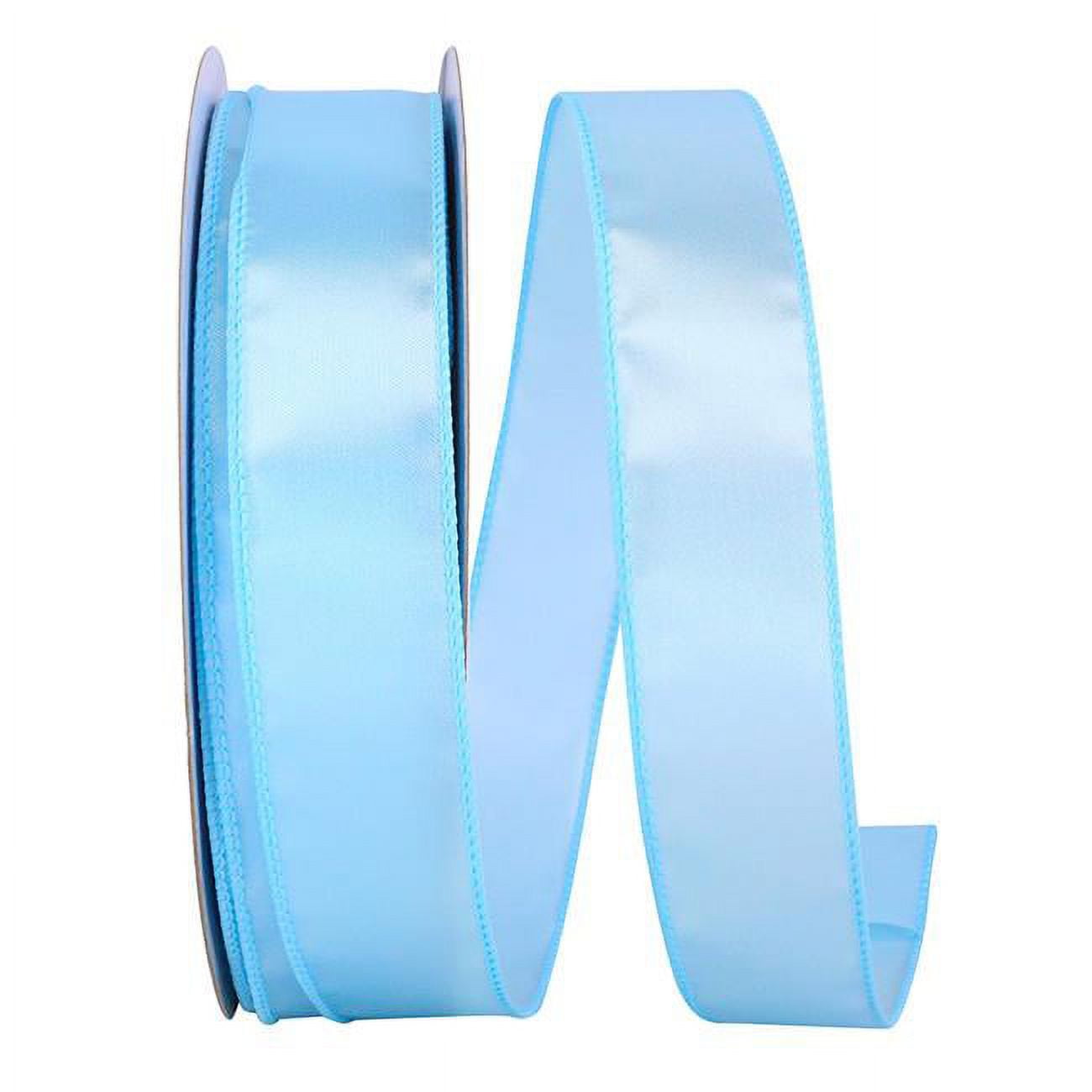Reliant Ribbon - 92575W-311-09K, Satin Value Wired Edge Ribbon, Pale ...