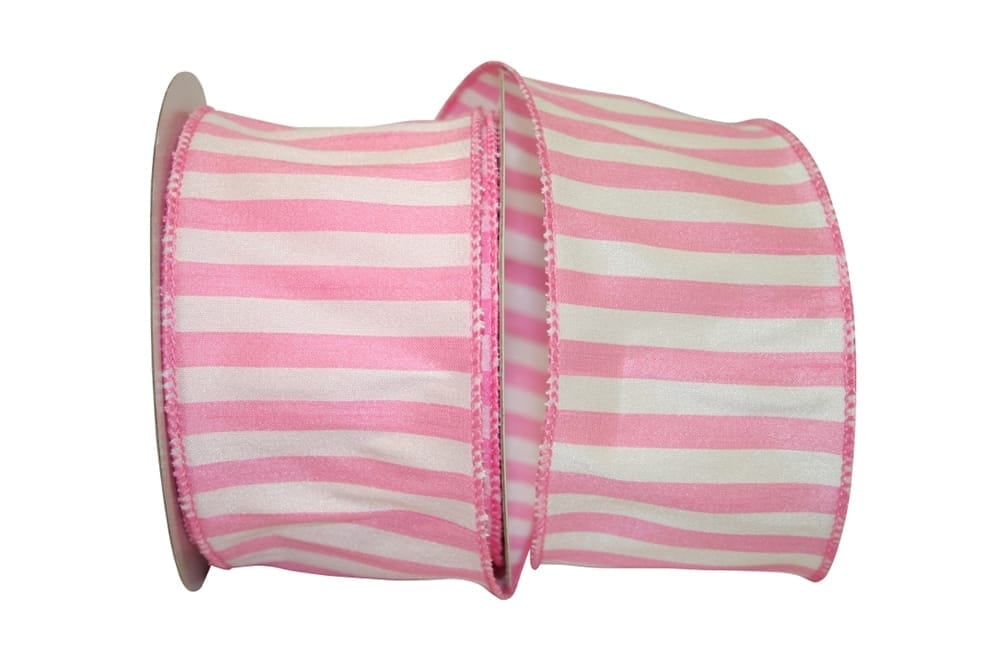 Reliant Ribbon - 92887W-061-40F, Cabana Stripe Dupioni Wired Edge ...