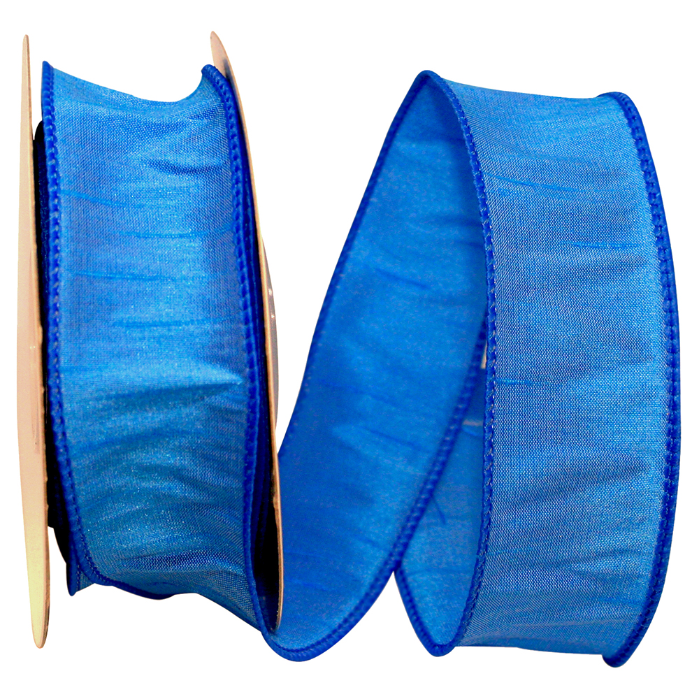 Reliant Ribbon - 92975W-053-09F, Dupioni Supreme Wired Edge Ribbon ...