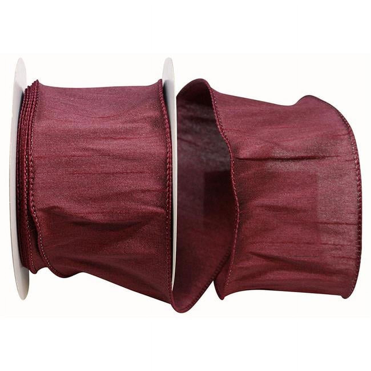 Reliant Ribbon - 92975W-090-40F, Dupioni Supreme Wired Edge Ribbon ...