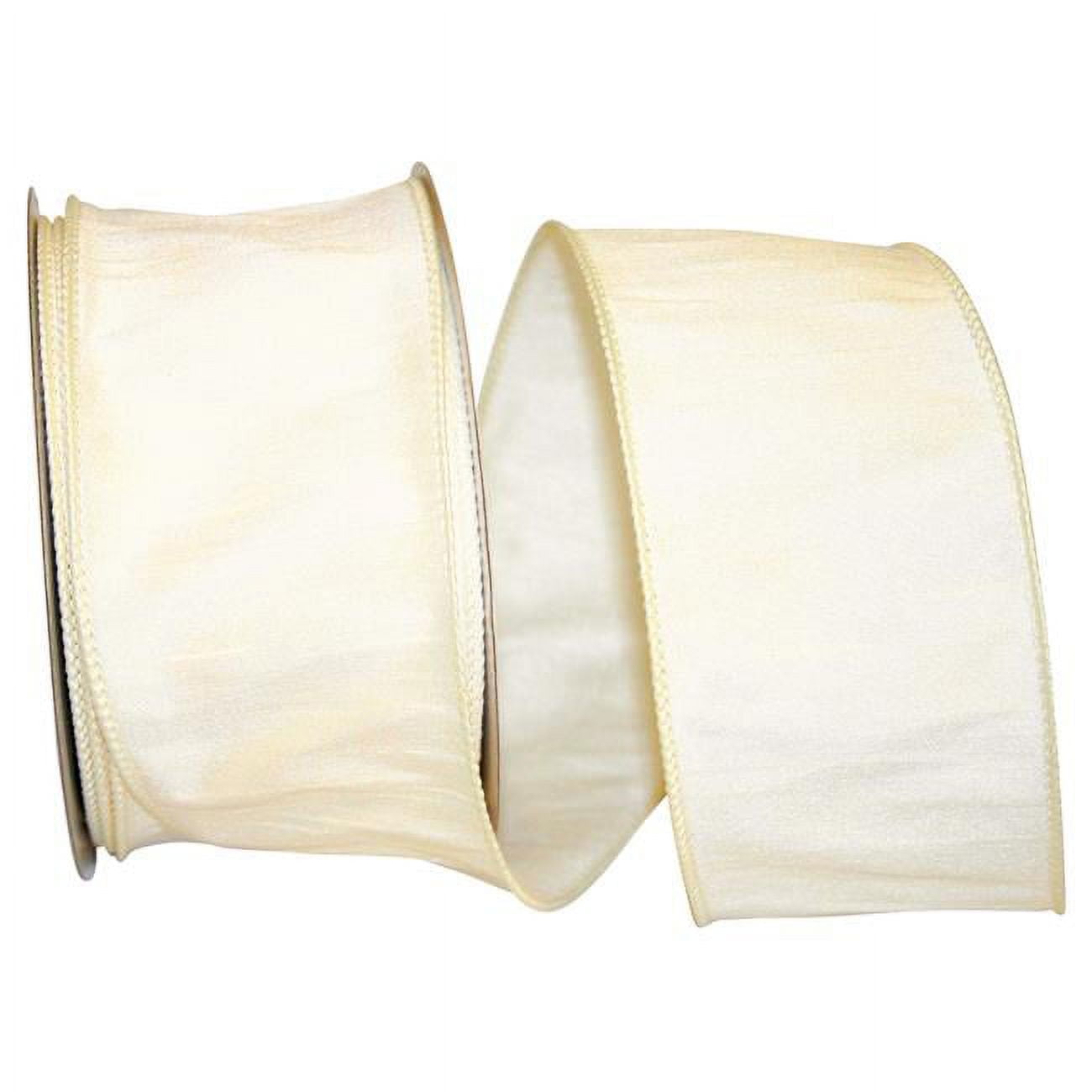Reliant Ribbon - 92975W-810-40H, Dupioni Supreme Wired Edge Ribbon ...