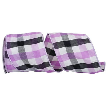 Reliant Ribbon - 92867W-044-10F, Citrus Life Plaid Wired Edge Ribbon ...