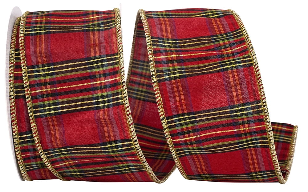 Reliant Ribbon - 93898W-065-40F, Ribbon, Red, 2-1/2 Inch, 10 Yards ...