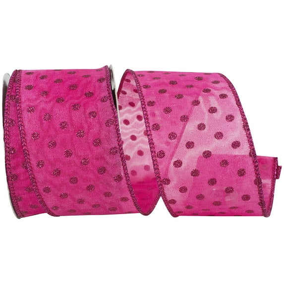 Reliant Ribbon - 94147W-904-40F, Ribbon, Hot Pink, 2-1/2 Inch, 10 Yards ...