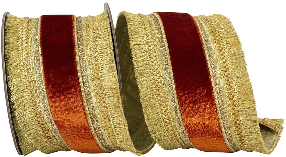 Reliant Ribbon - 94456W-085-10D, Ribbon, Copper, 4 Inch, 5 Yards ...