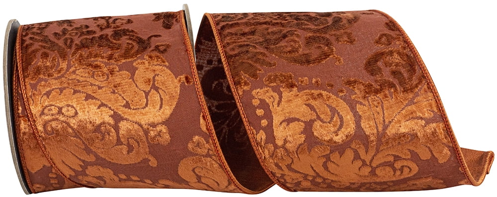 Reliant Ribbon - 94460W-085-10D, Ribbon, Copper, 4 Inch, 5 Yards ...