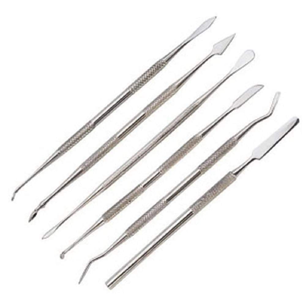 Relibba Wax Carvers Set 6Piece Stainless Steel Modeling Sculpting Tools ...