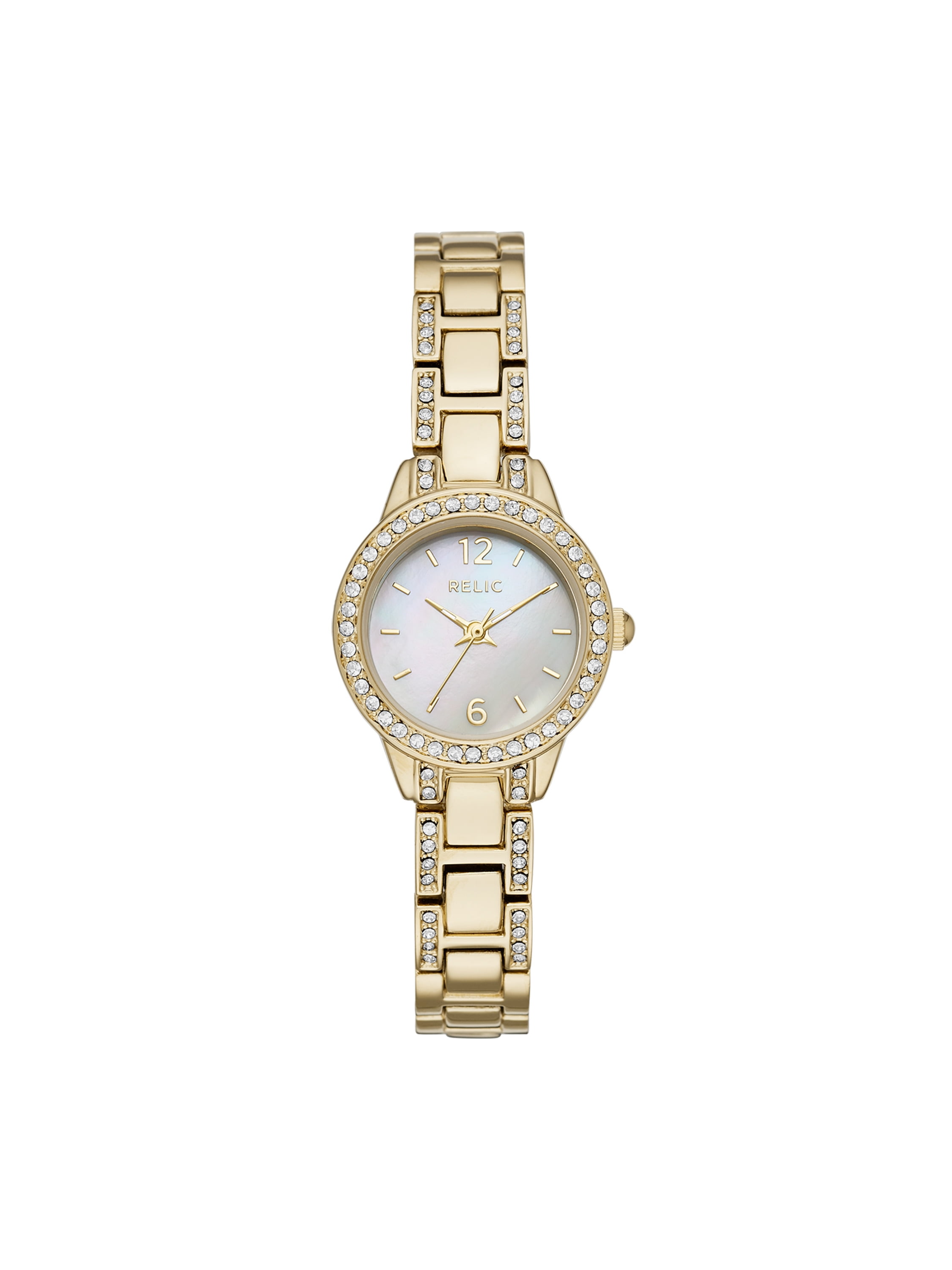 Free Shipping! Relic By Fossil Women's Tenley Gold-Tone Dress Watch ...