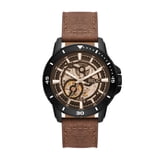 Relic Men's Brenton Automatic, Black Alloy Watch - Walmart.com