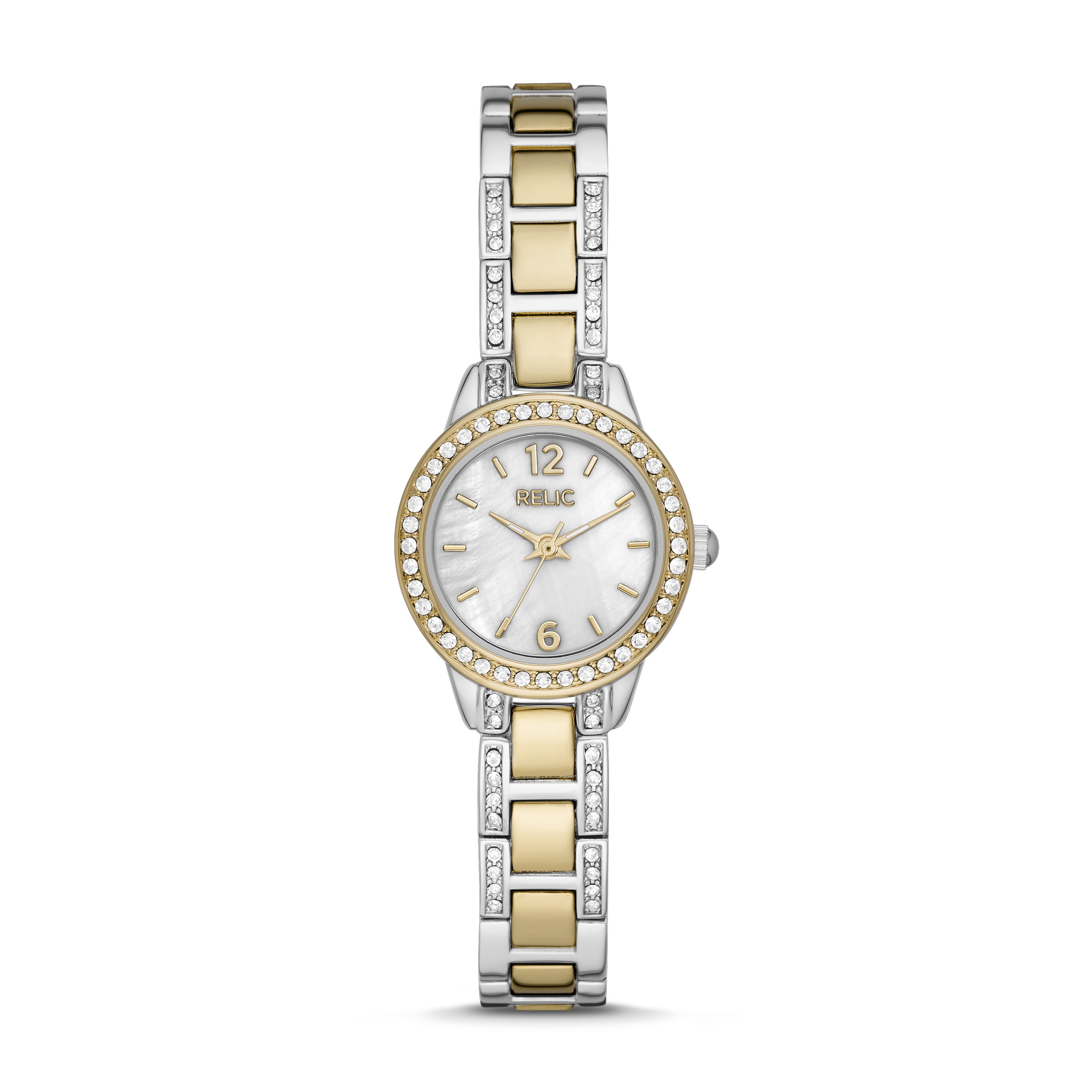 Relic by Fossil Women's Tenley Two-Tone Metal Watch - Walmart.com