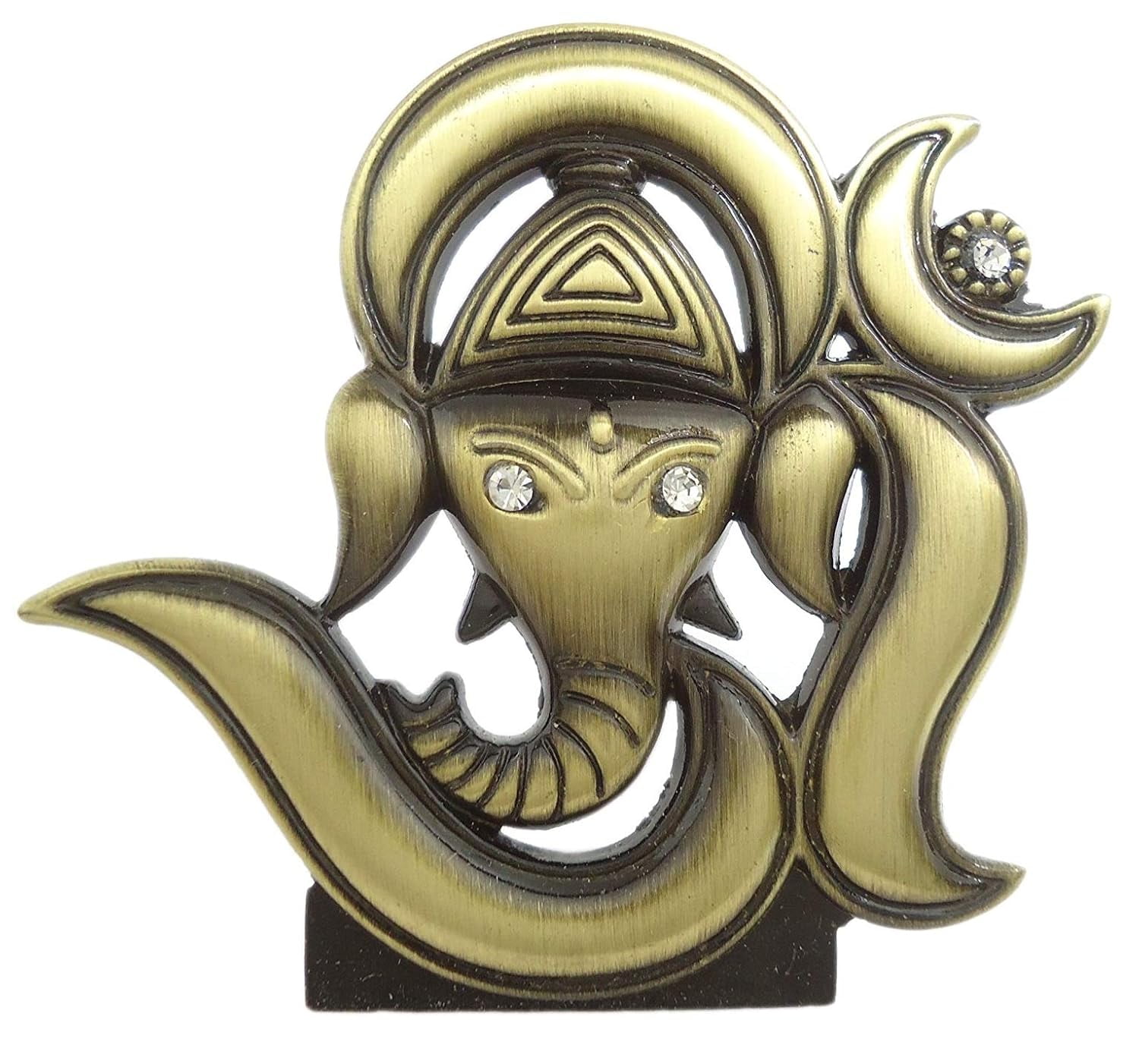 Relicon Lord OM Ganesh Idol OM Ganesha Idol Ganpati Vinayaka R61 Green ...