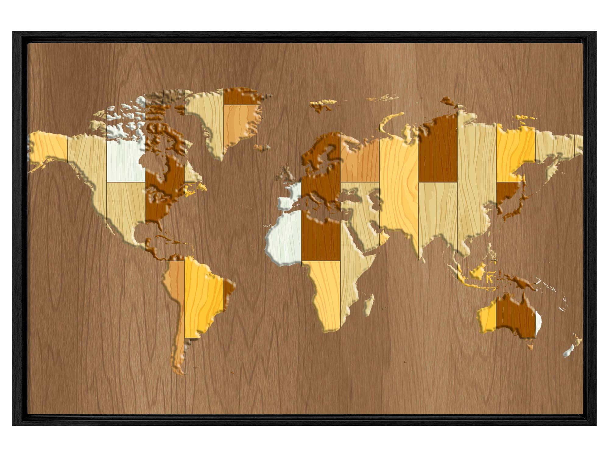 Relief Art World Map Wall Art Canvas Abstract Map Art Watercolor Map ...