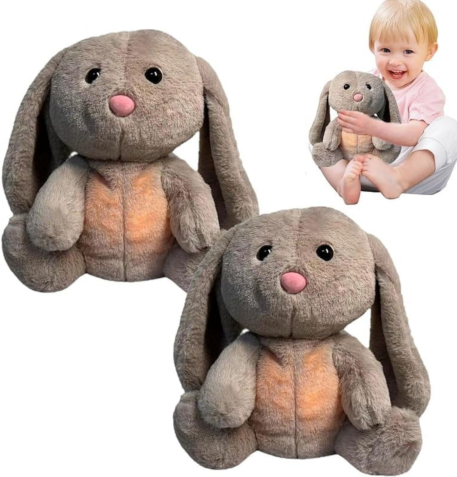 The Relief Bunny, Breathing Bunny Plush for Anxiety Relief, Breathing ...
