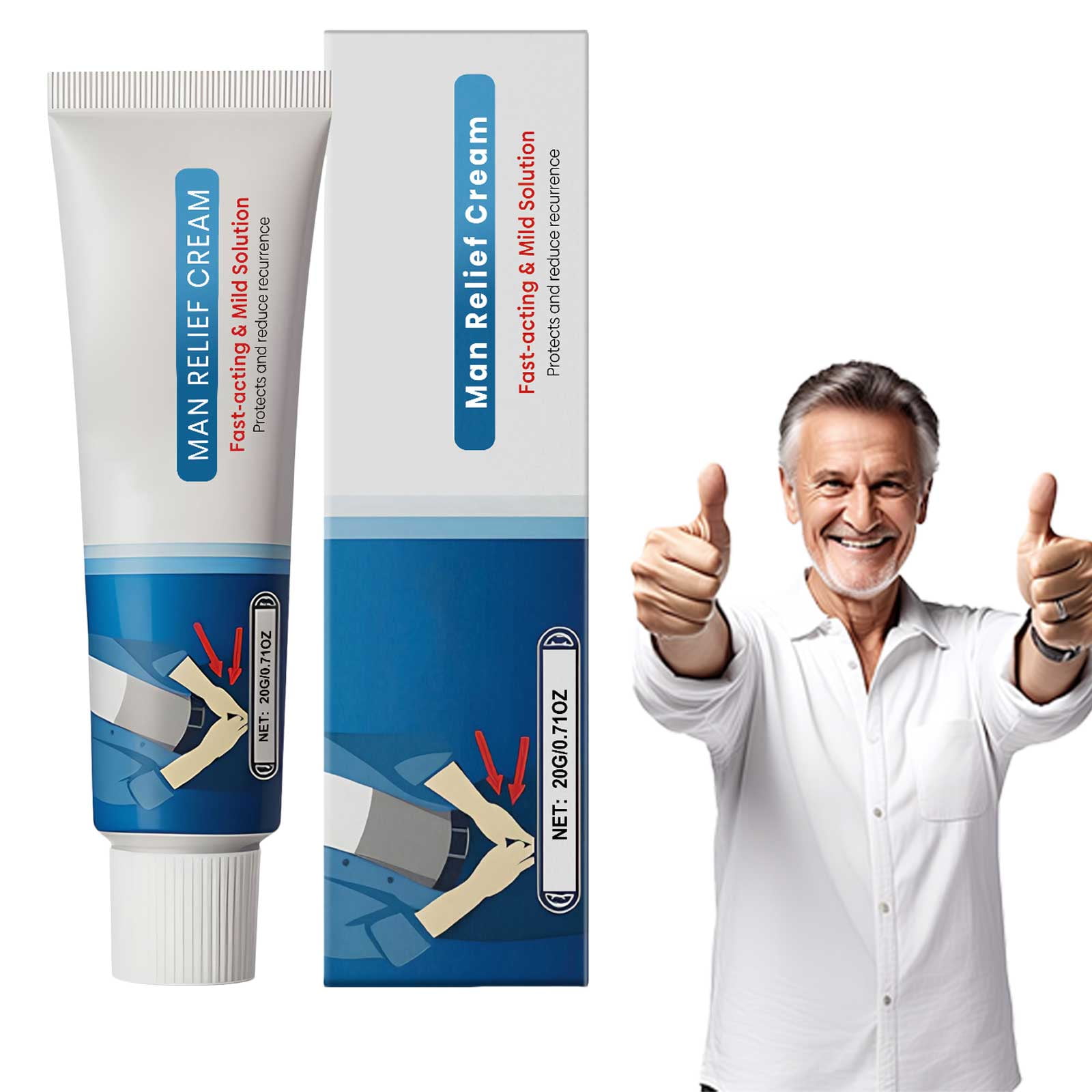 Relief Cream,Men's GentX Relief Cream,Soothing and moisturizing, fast ...