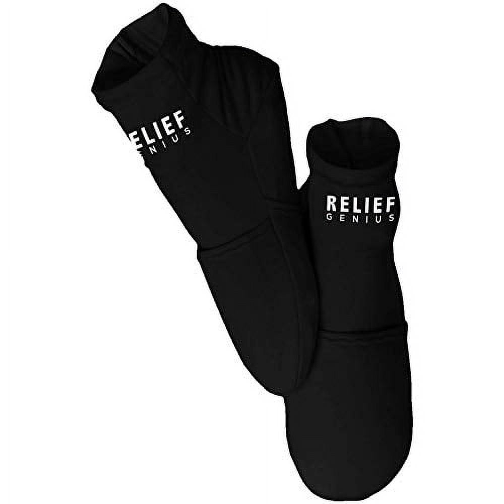 Relief Genius Cold Therapy Socks with Reusable Gel ice Packs - Achieve ...