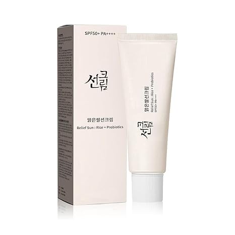 Relief Sun Organic sunscreen SPF50++++PA++++ Rice and Probiotics ...