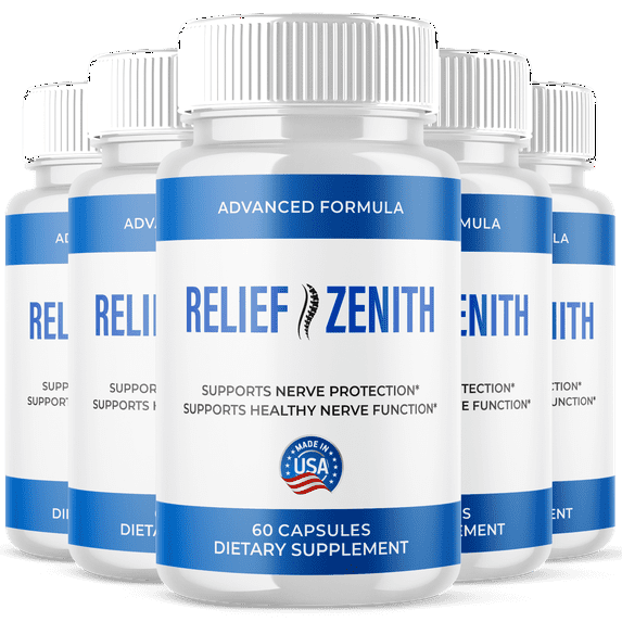 Relief Zenith Advanced Nerve Health Support Pills Natural Vitamin ...