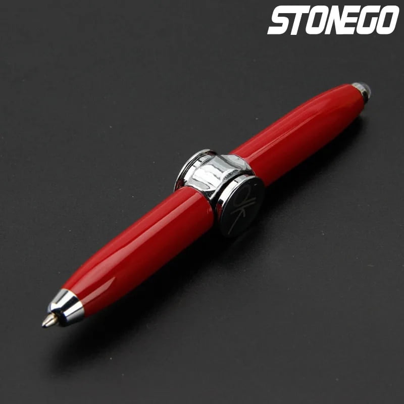 Relieve Stress Spinner Pen Gyroscope Decompression Light Ball Pen Shape ...