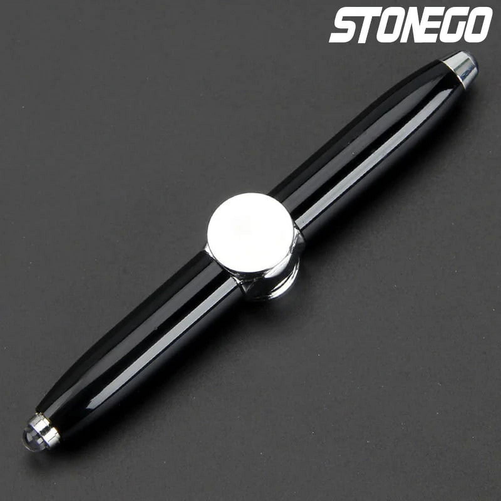Relieve Stress Spinner Pen Gyroscope Decompression Light Ball Pen Shape ...