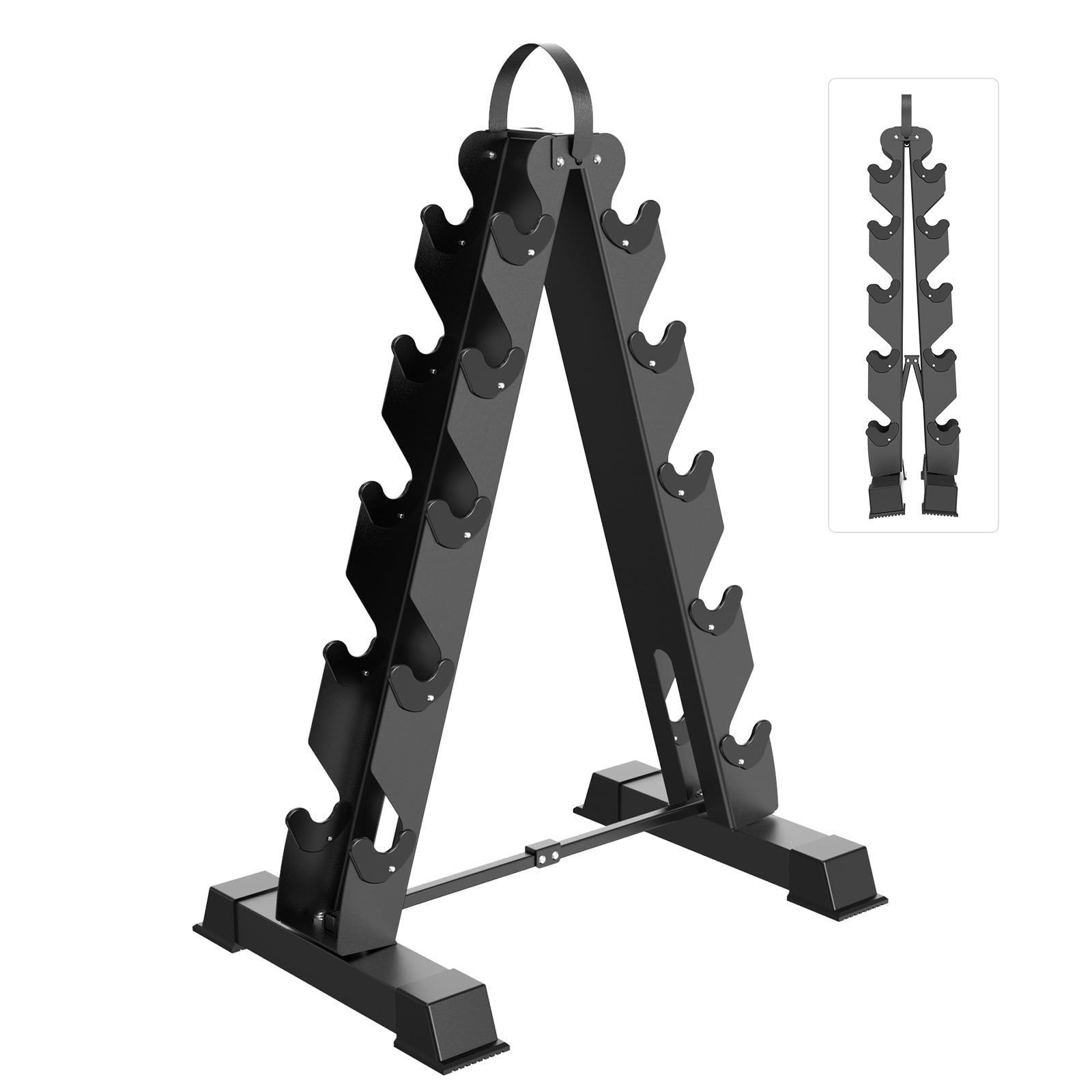 Relife Sports Dumbbell Rack with 6 Tiers 600lbs Weight Racks Stand for ...
