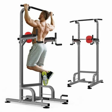 RELIFE REBUILD YOUR LIFE Power Tower Pull Up Bar Station Workout Dip ...