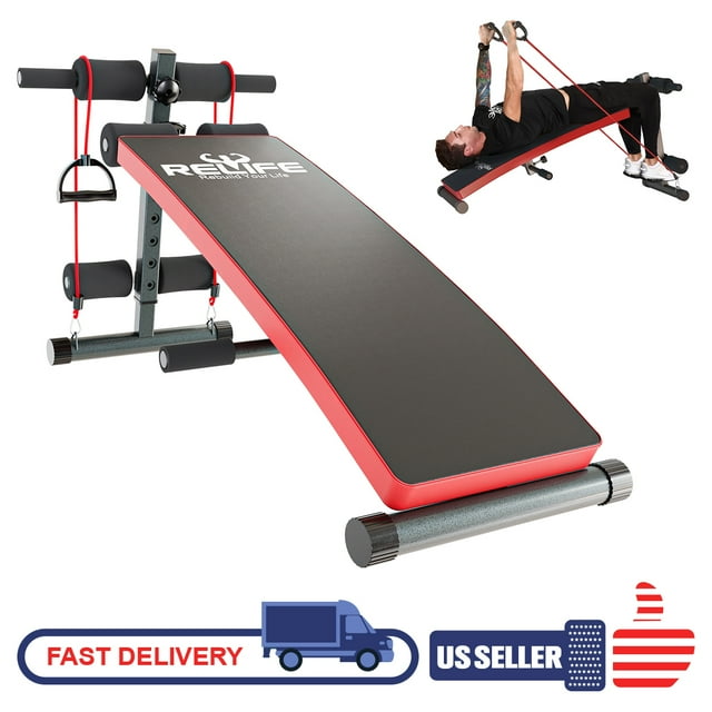 Relife Sports Weight Bench, Adjustable Strength Training Bench, Ab ...