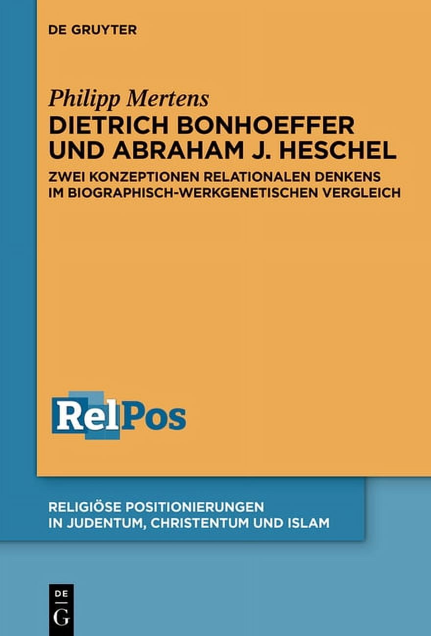 ReligiÃ¶se Positionierungen in Judentum, Dietrich Bonhoeffer und ...