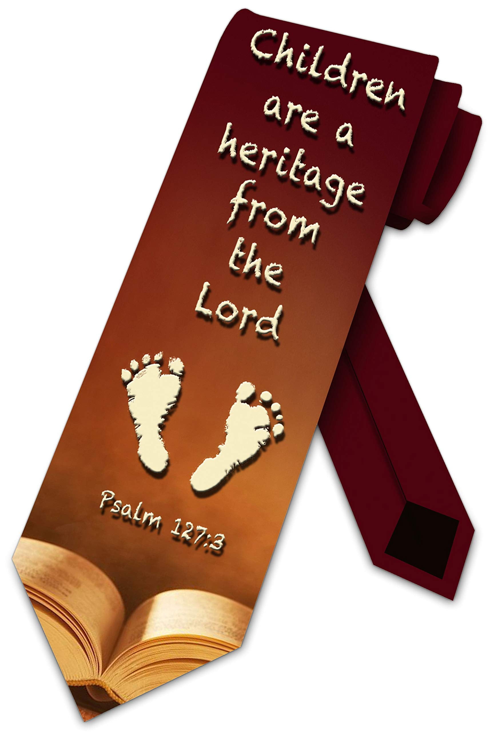 Religion Ties Bible Verse Necktie Pslams Tie by Three Rooker - Walmart.com