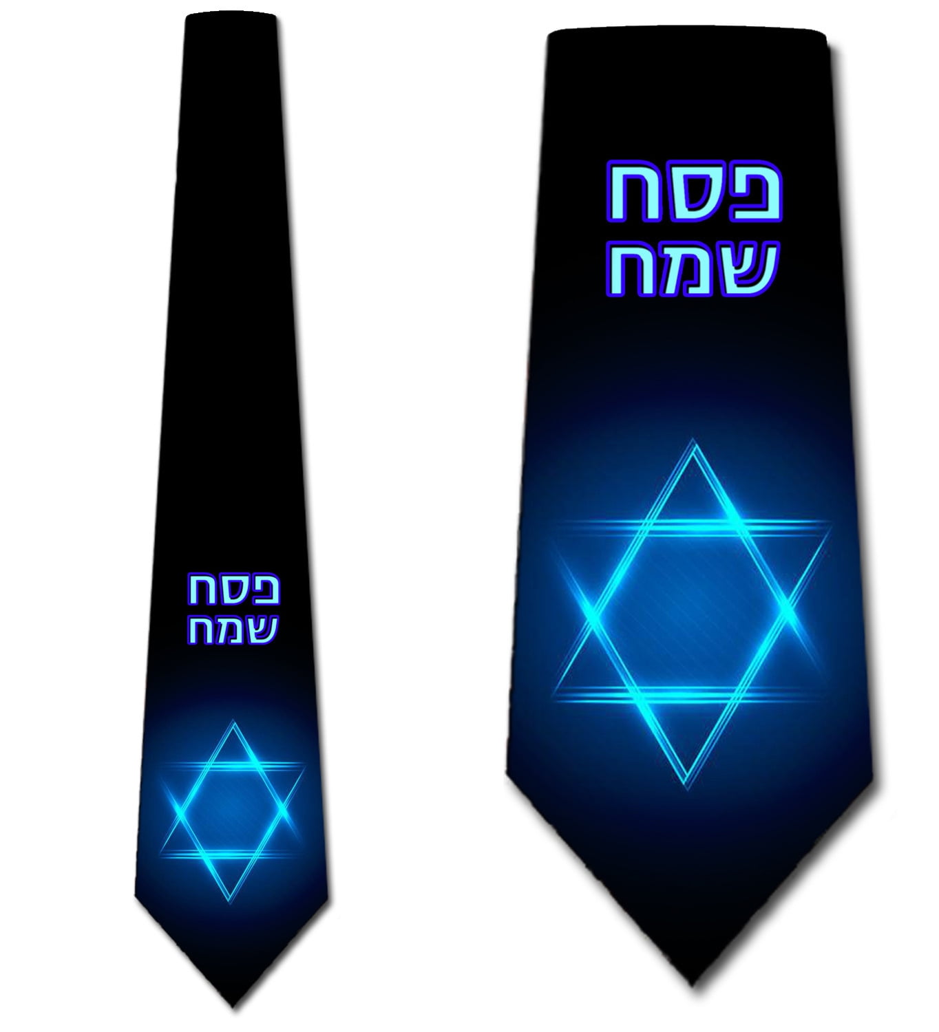 Religion Ties Mens Star of David Passover Necktie by Three Rooker ...