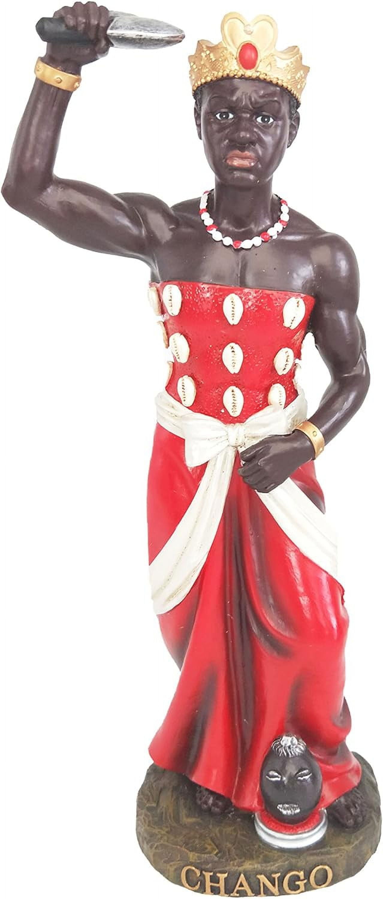 Religious 12 Inches Santo Orisha Shango Statue Orisha Chango Statue Chango Estatua Santeria ...