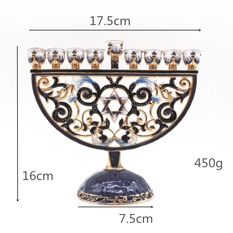 Religious Activities Menorah Home Decorations Candle Holder Israel ...