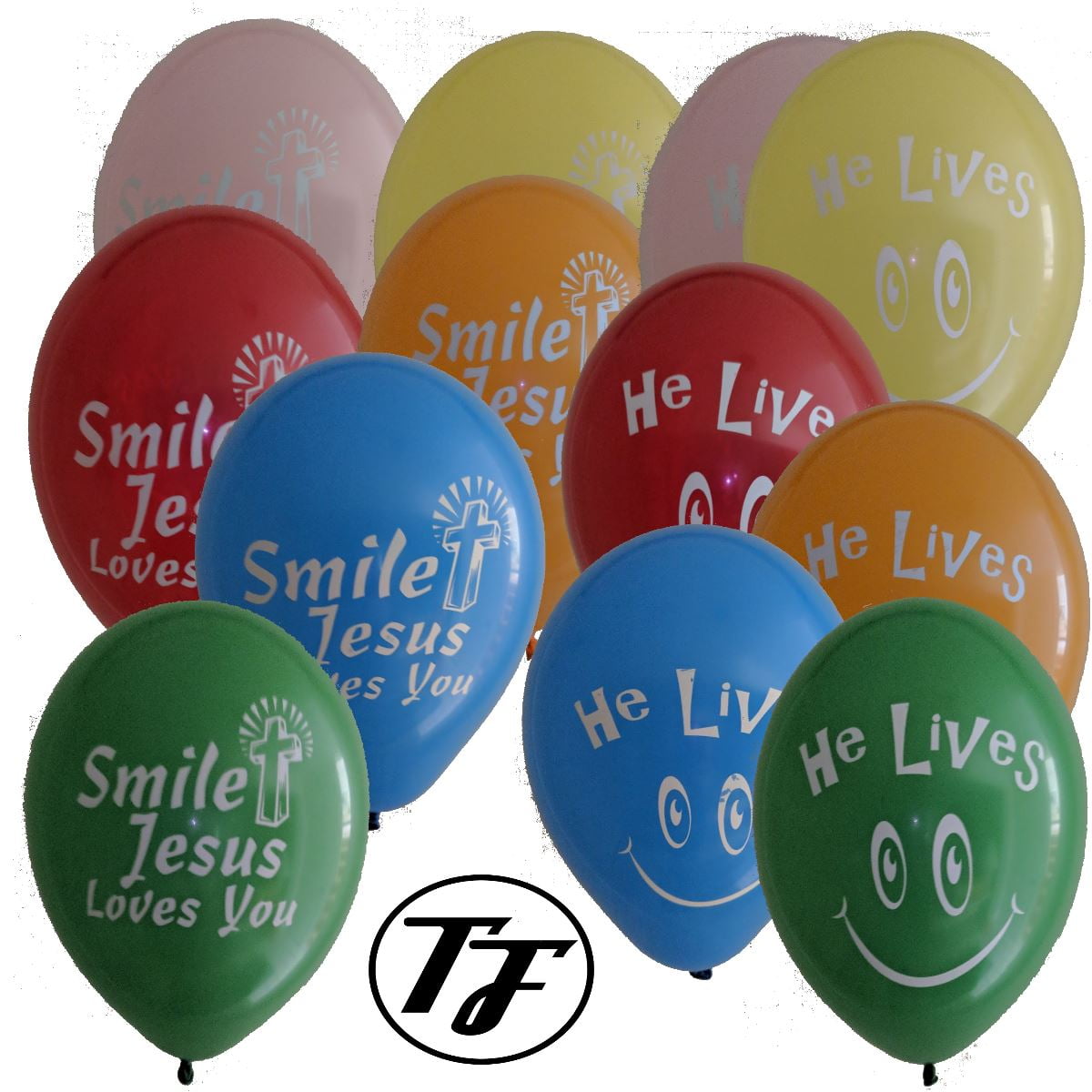 Religious Balloons - Truth Fanatic Jesus Themed Latex Balloons - Unique ...