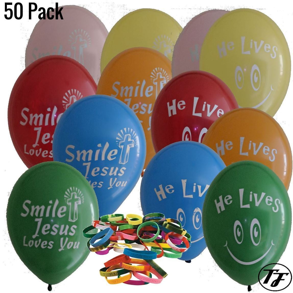 Religious Balloons - Truth Fanatic Jesus Themed Latex Balloons - Unique ...