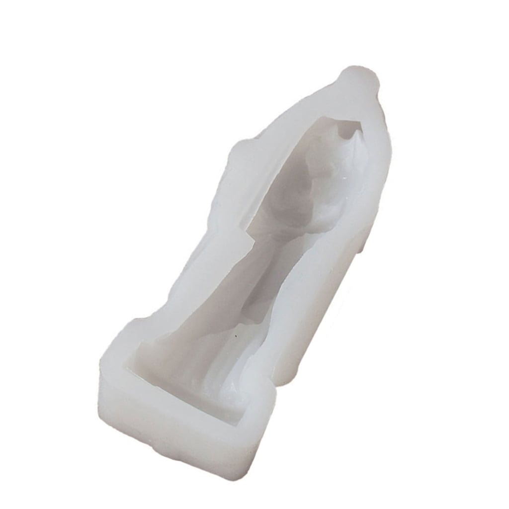 Religious Candle Molds Lady with Baby Silicone Mould Epoxy Resin Molds ...