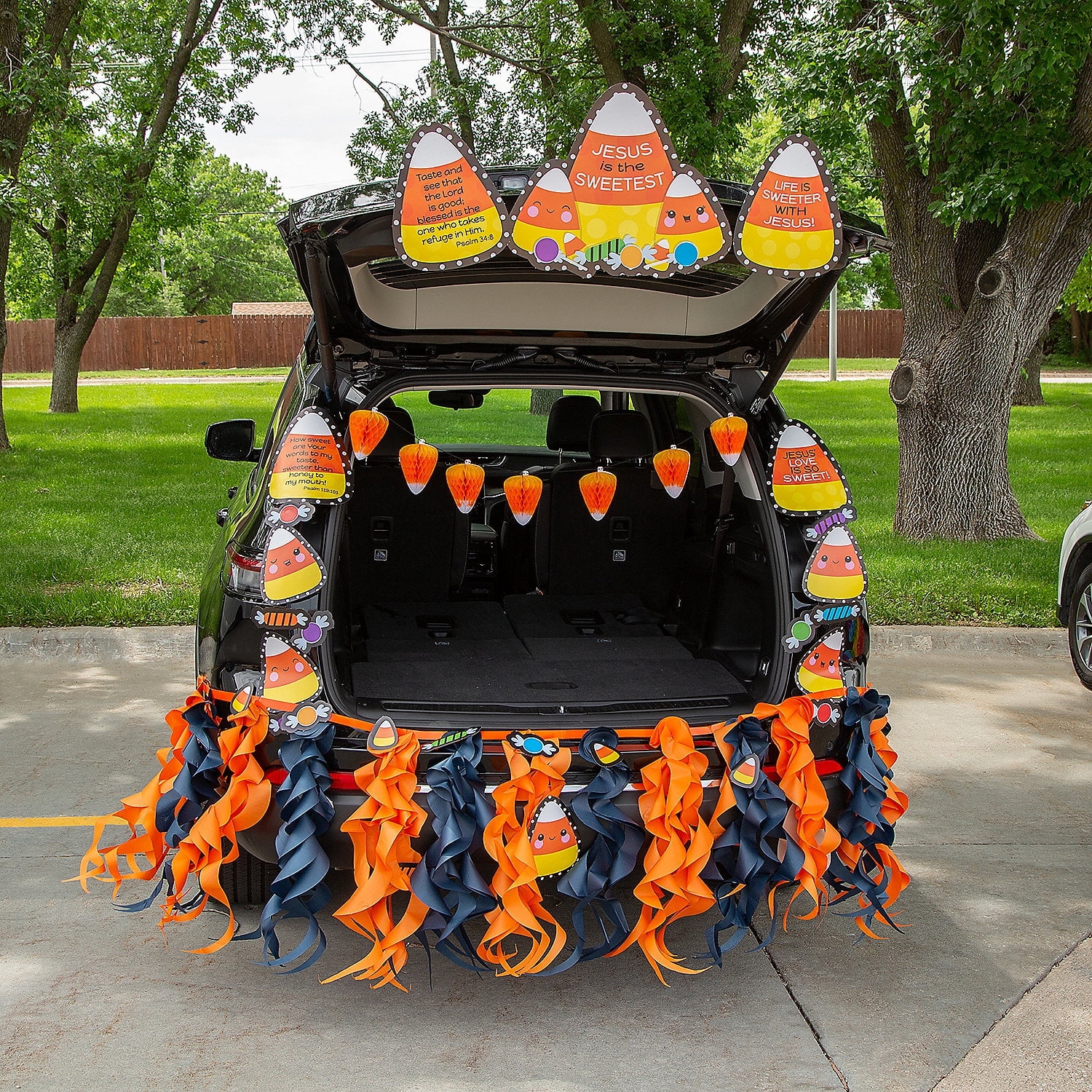 Religious Candy Corn Trunk-or-Treat Decorating Kit - 31 Pc - Walmart.com