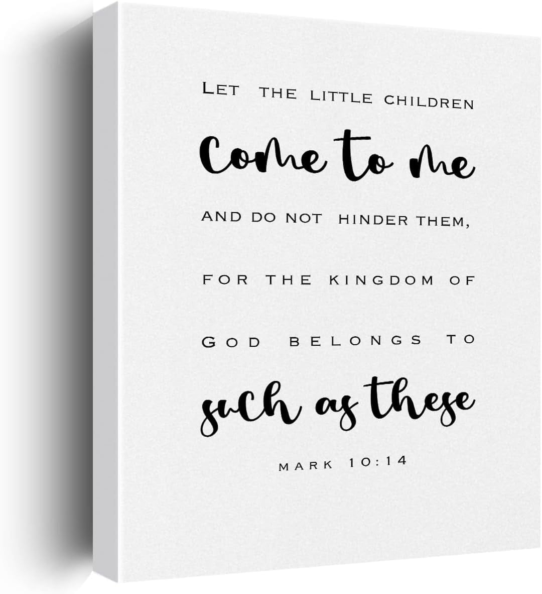 Religious Canvas Wall Art Motivation Farmhouse Decor Inspirational ...