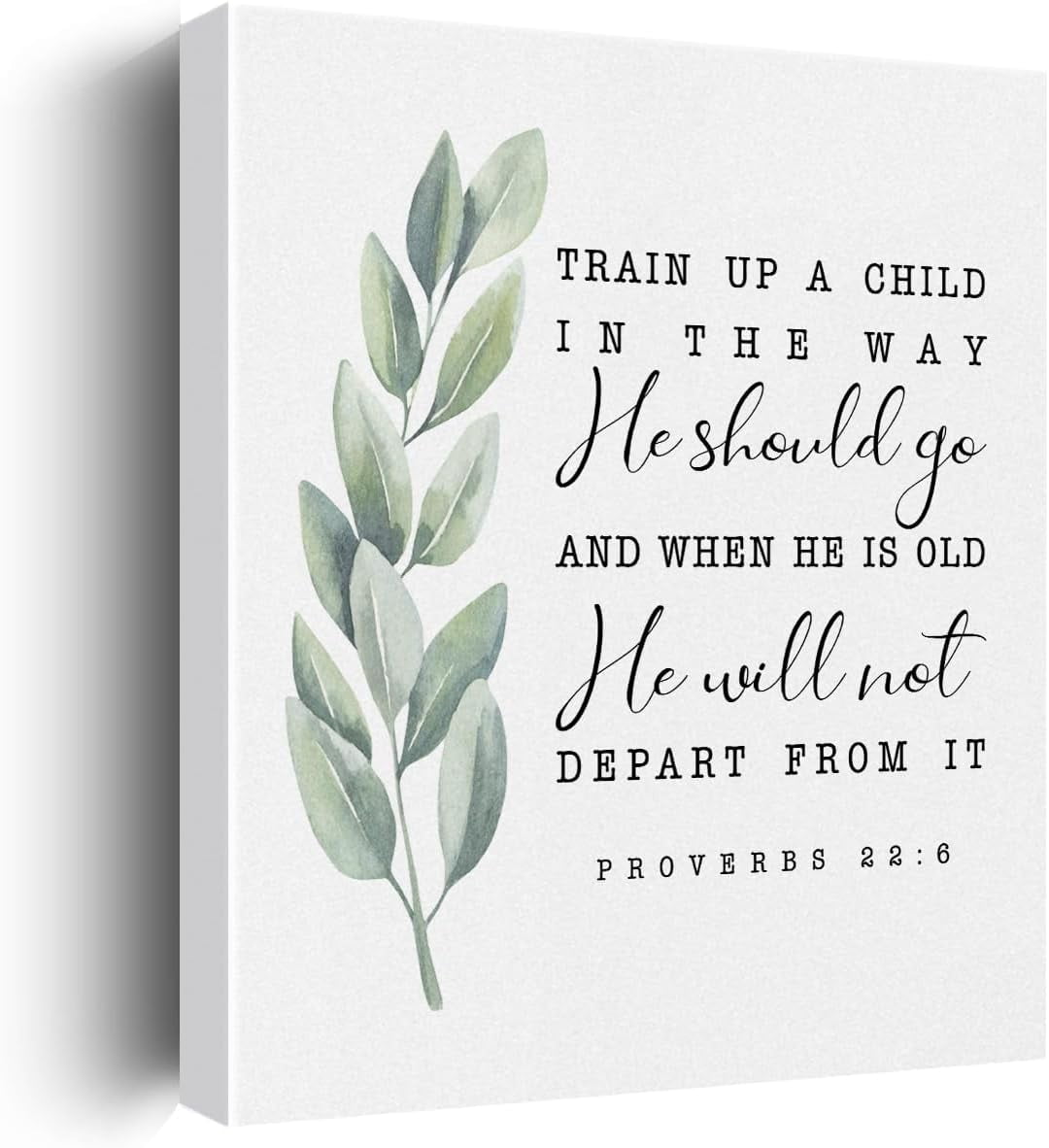 Religious Canvas Wall Art Motivation Farmhouse Decor Inspirational ...