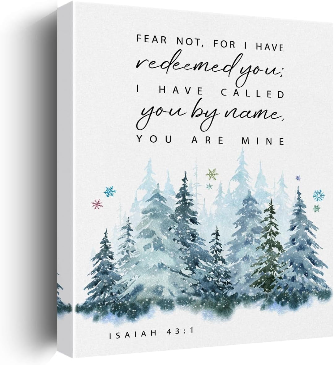 Religious Canvas Wall Art Motivation Farmhouse Decor Inspirational ...