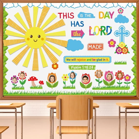 Religious Christian Classroom Bulletin Board Sunday School Bulletin ...